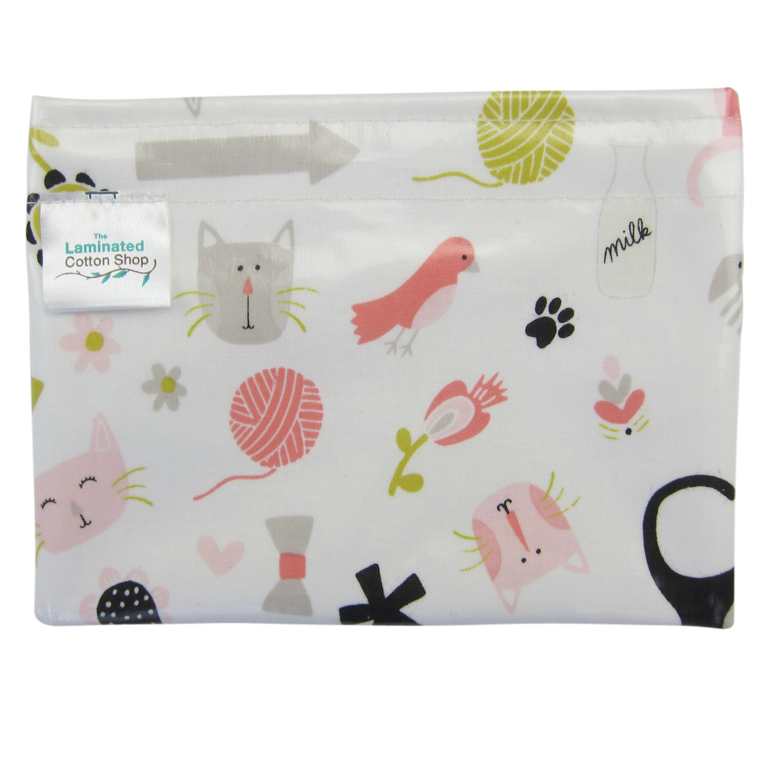 Snack Pouch Cats - Laminated Cotton Shop