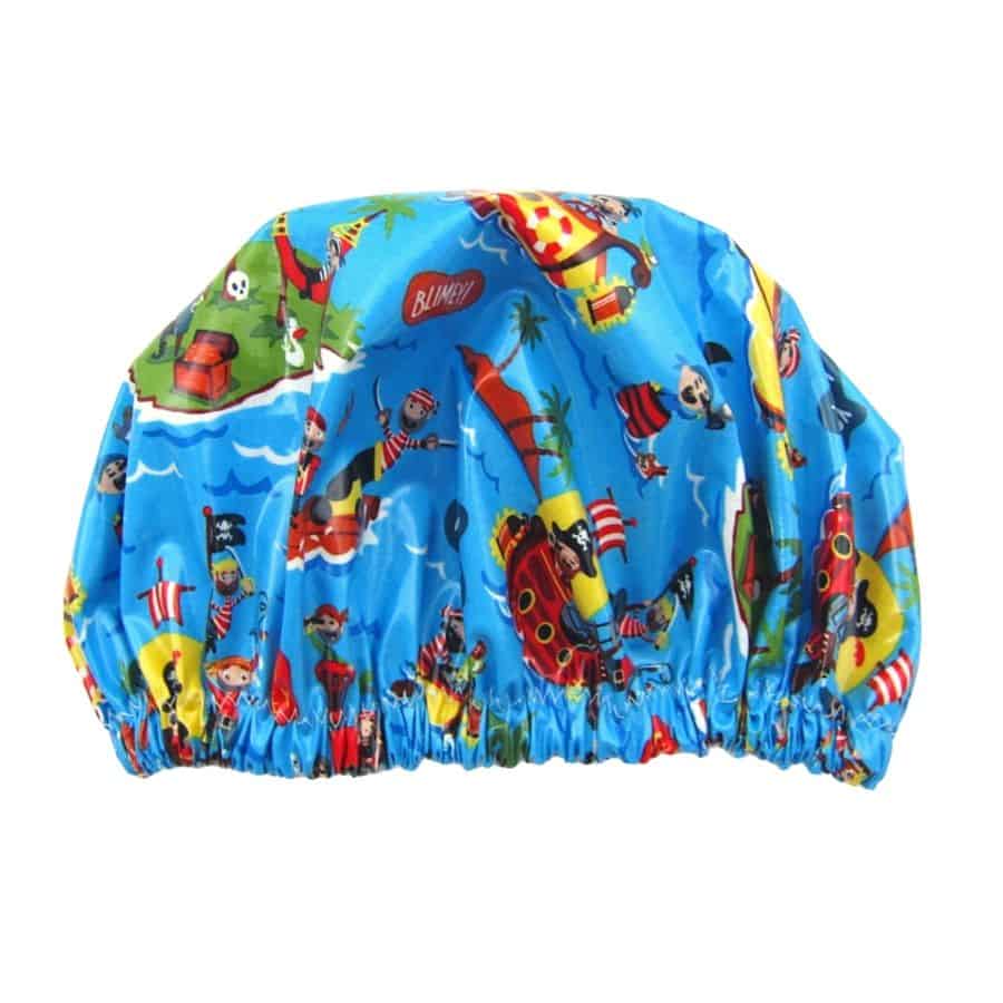Kids shower cap pirates - Laminated Cotton Shop