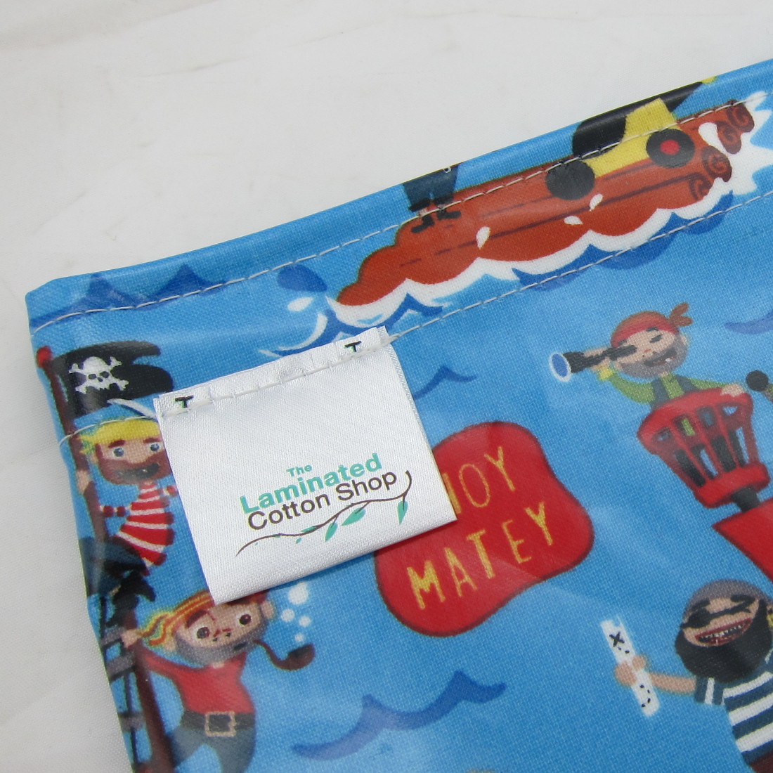 Pirates Large Snack Bag - Laminated Cotton Shop