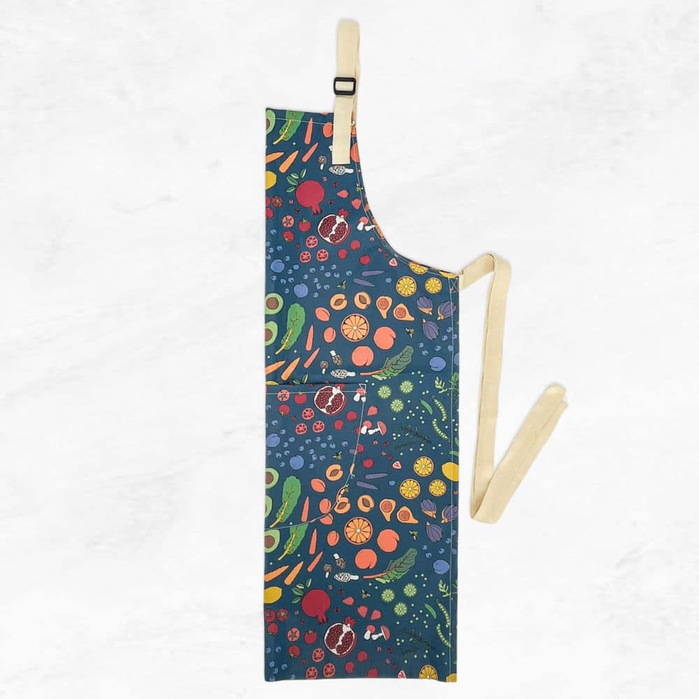 Apron waterproof Fruit and Veggies - Laminated Cotton Shop