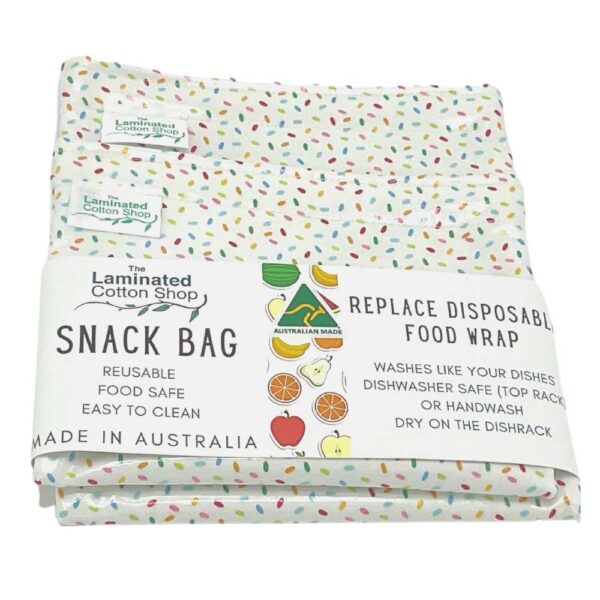 Snack Bag Basics Set - Laminated Cotton Shop food safe bags