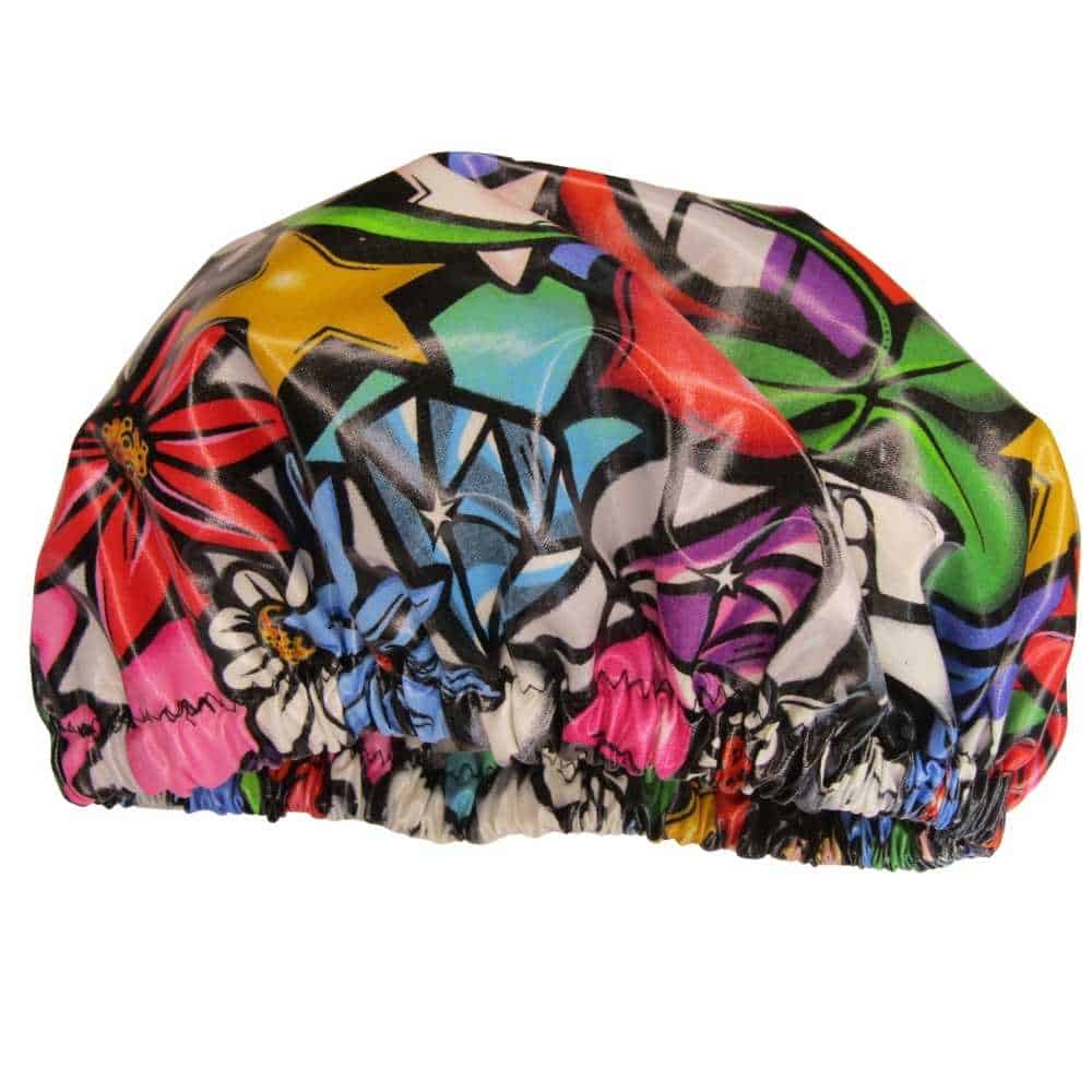 Street Art Shower Cap - Limited Edition - Laminated Cotton Shop