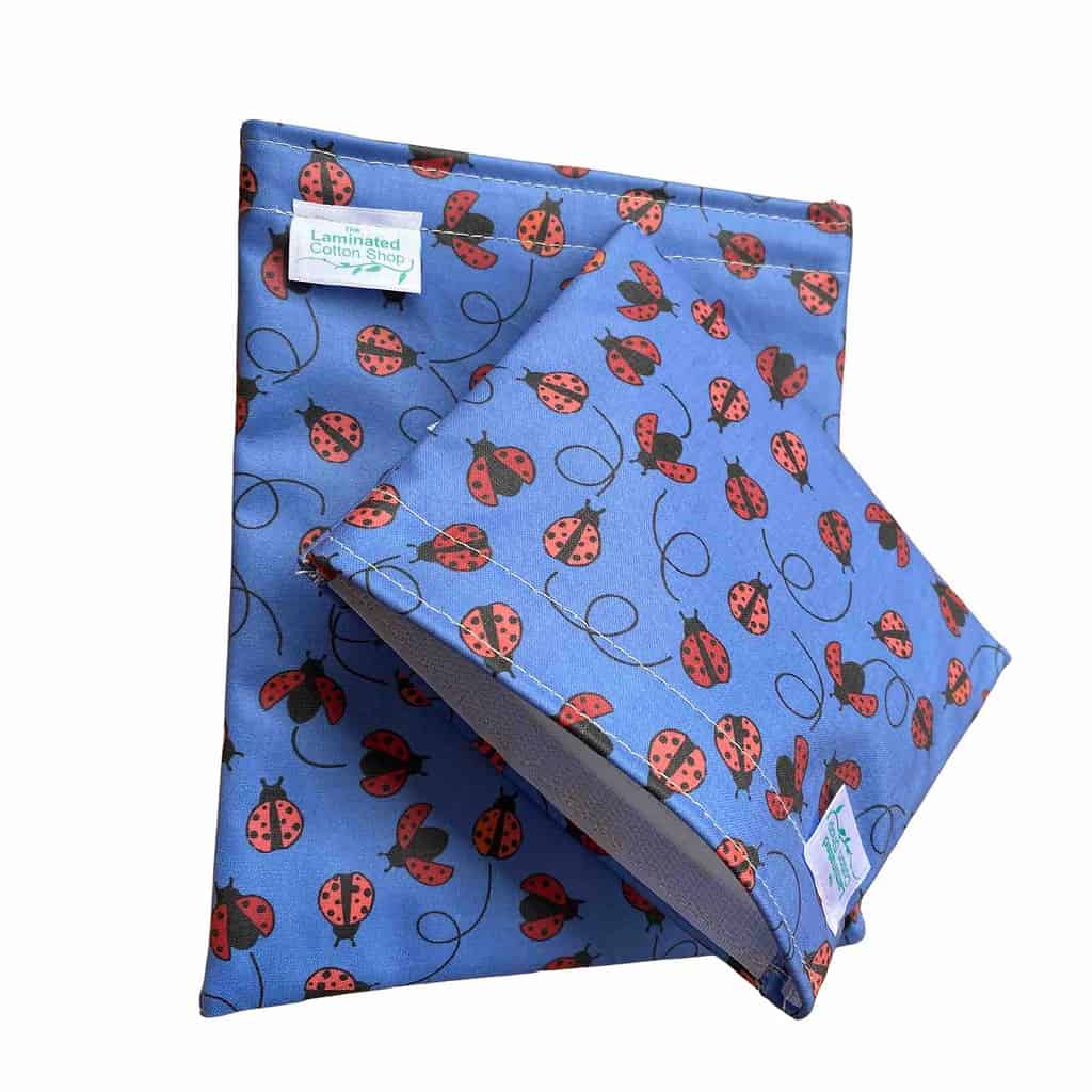 Reusable Basics - Snack Bag Set - Laminated Cotton Shop food safe bags